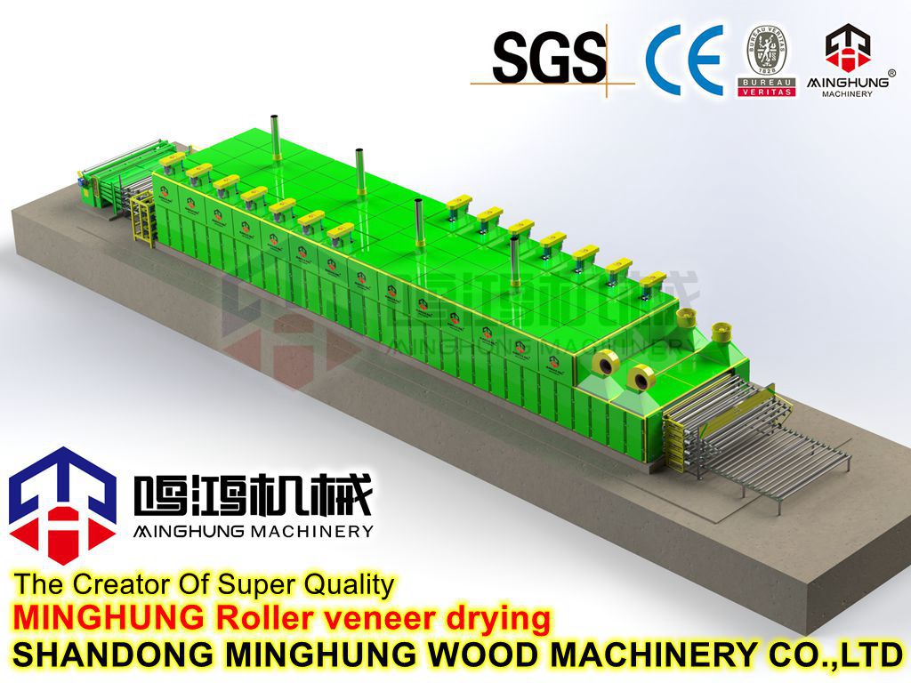 veneer drying for plywood sheets - SHANDONG MINGHUNG WOOD MACHINERY CO.,LTD
