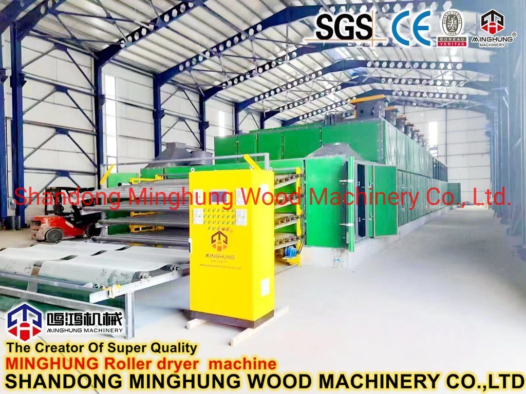 Plywood Veneer Drying Machine with Mesh Conveyor