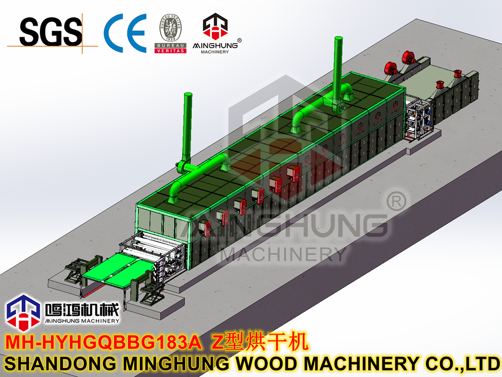 Veneer Drying Machine -Stainless Mesh Dryer for Drying Wood Veneer ...