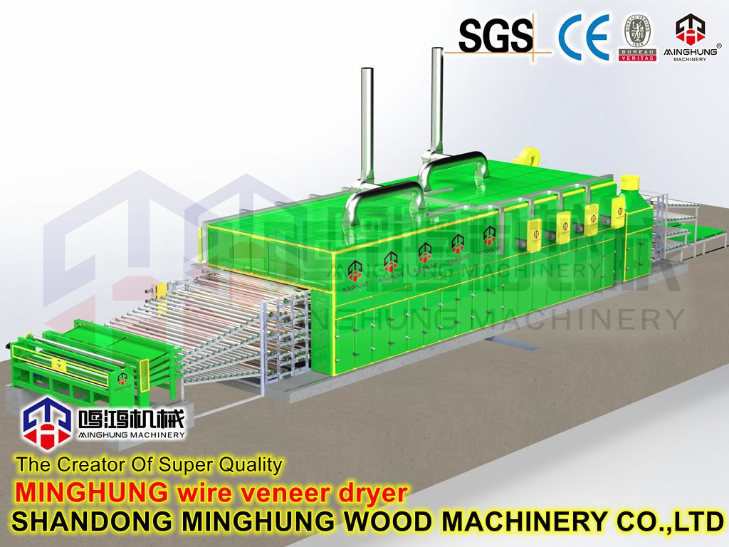 wire veneer drying - SHANDONG MINGHUNG WOOD MACHINERY CO.,LTD