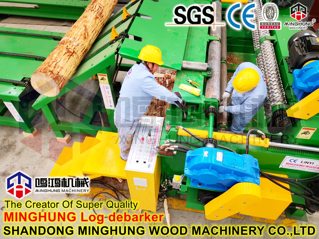 Wood Log Rounder Debarker for Rounding Timber - SHANDONG MINGHUNG WOOD ...