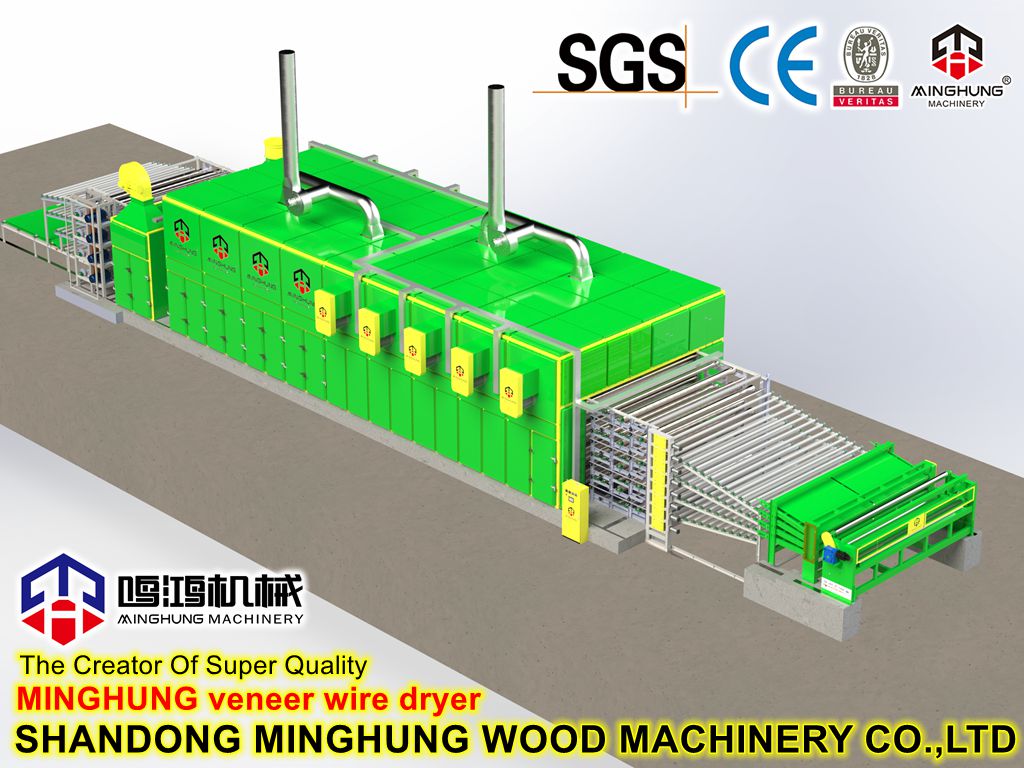 veneer drying for plywood sheets - SHANDONG MINGHUNG WOOD MACHINERY CO.,LTD